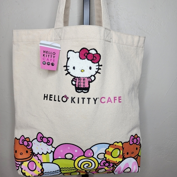Hello Kitty | Bags | Nwt Hello Kitty Cafe Canvas Chef Tote | Poshmark
